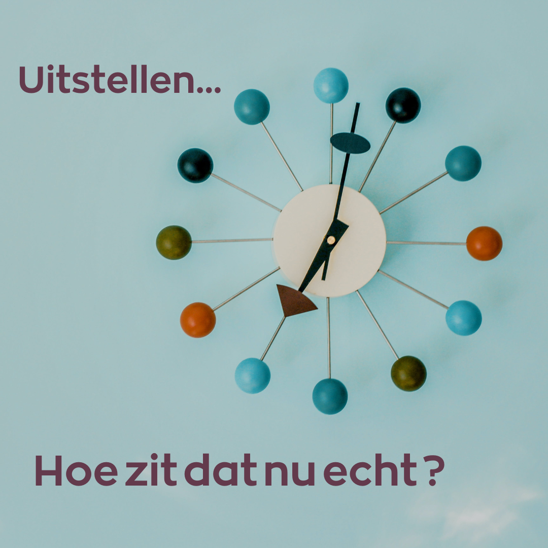 Uitstelgedrag: wat ben je nu eigenlijk echt aan het vermijden ...