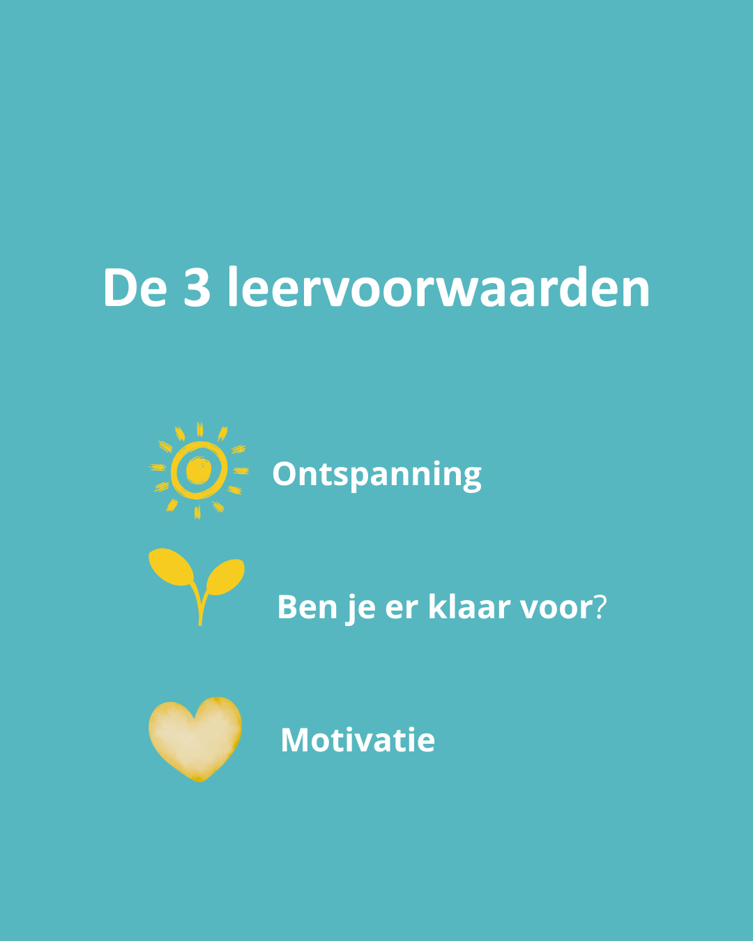 Leervoorwaarden - Blooming training & coaching